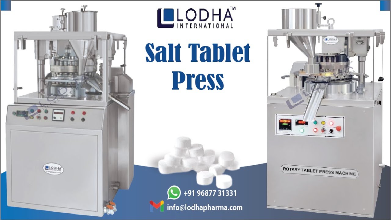 Salt Tablet Press Machine - YouTube