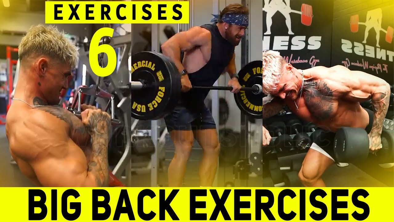 6 Fastest Big Back Exercises - Gym Workout Motivation - YouTube