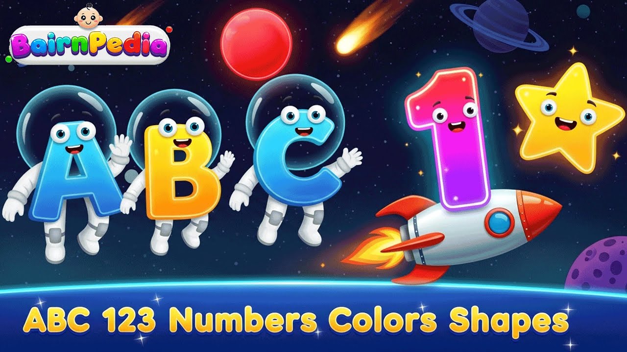 Learn Alphabets, Numbers, Shapes, Colors, Phonics, Vocabulary | Fun ...