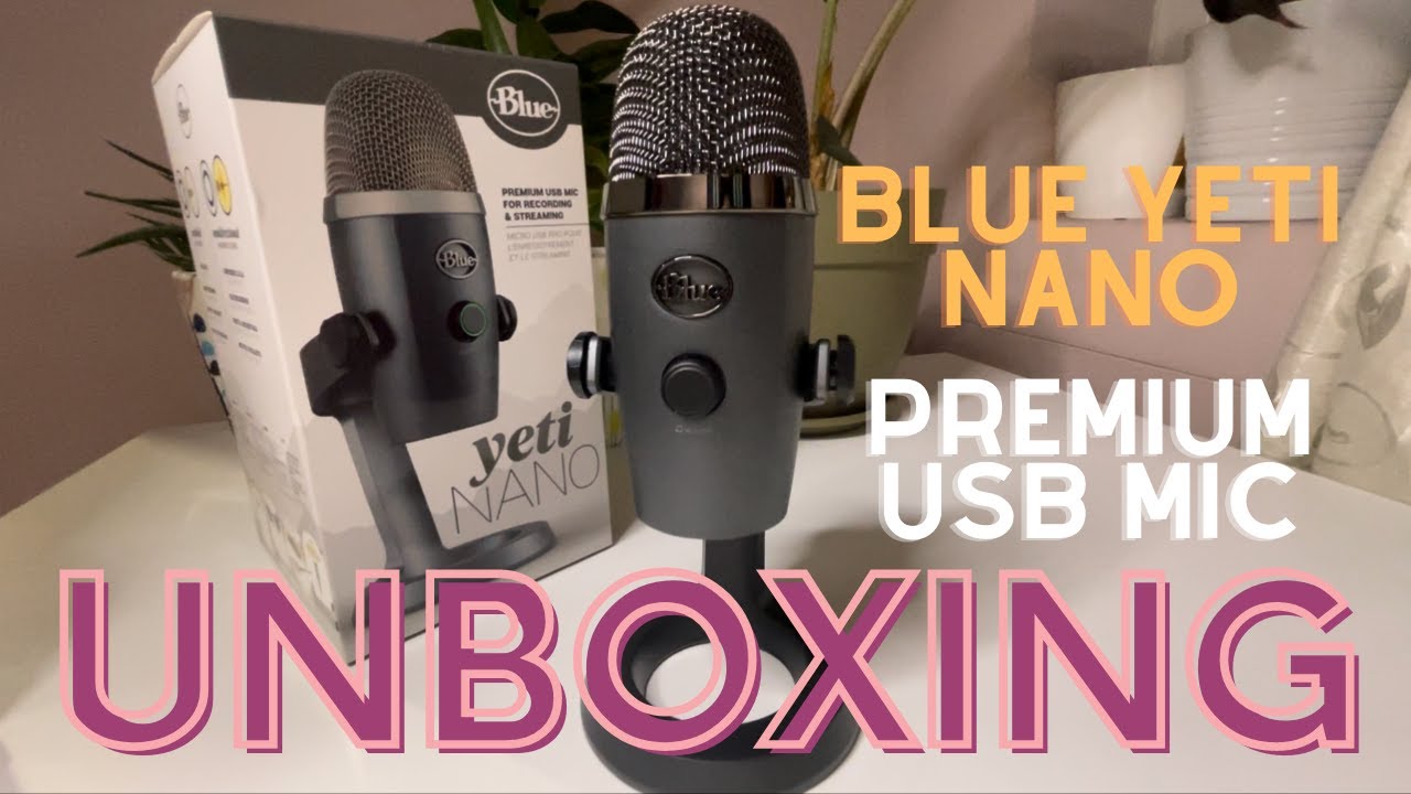 BLUE YETI NANO USB MIC FOR RECORDING AND STREAMING | SHADOW GREY ...