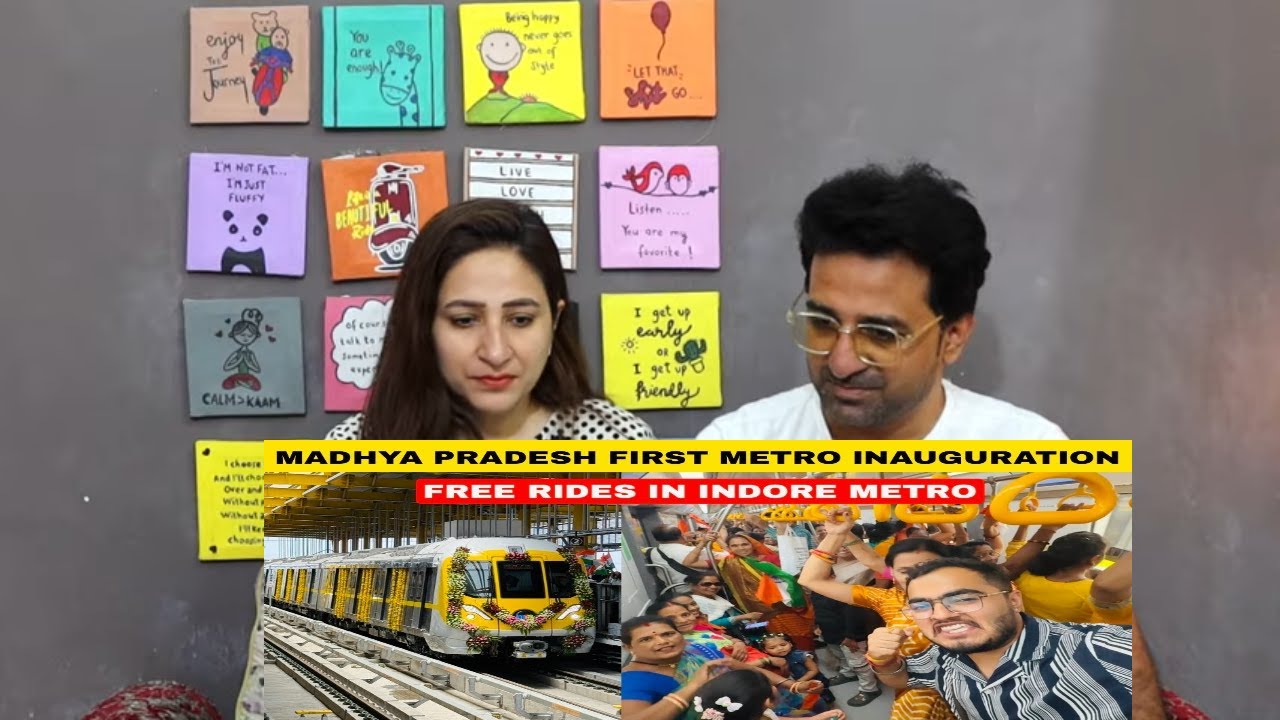 Pak Reacts to INDORE METRO First Day Inaugural Journey - YouTube