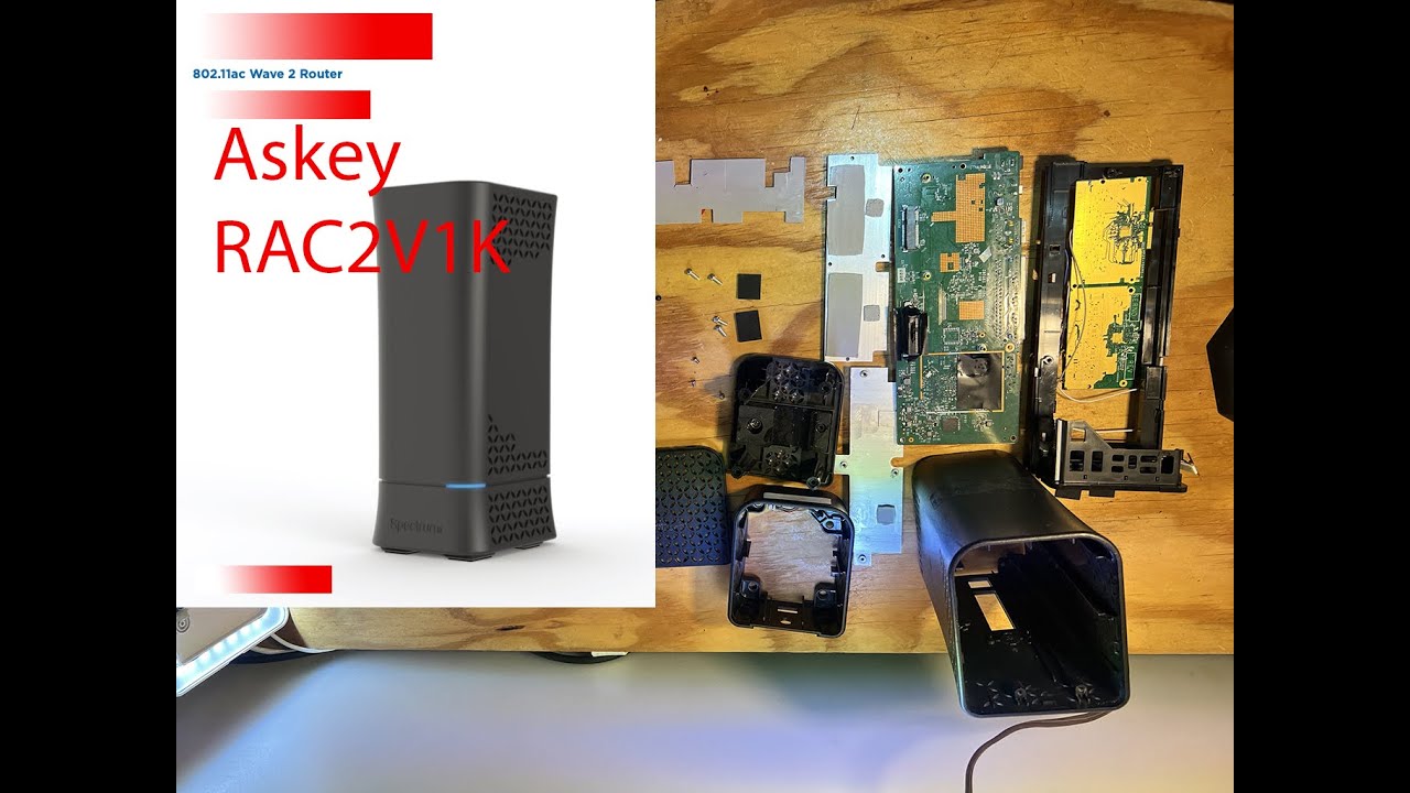 Askey RT4230W REV6 / RAC2V1K Spectrum teardown - YouTube