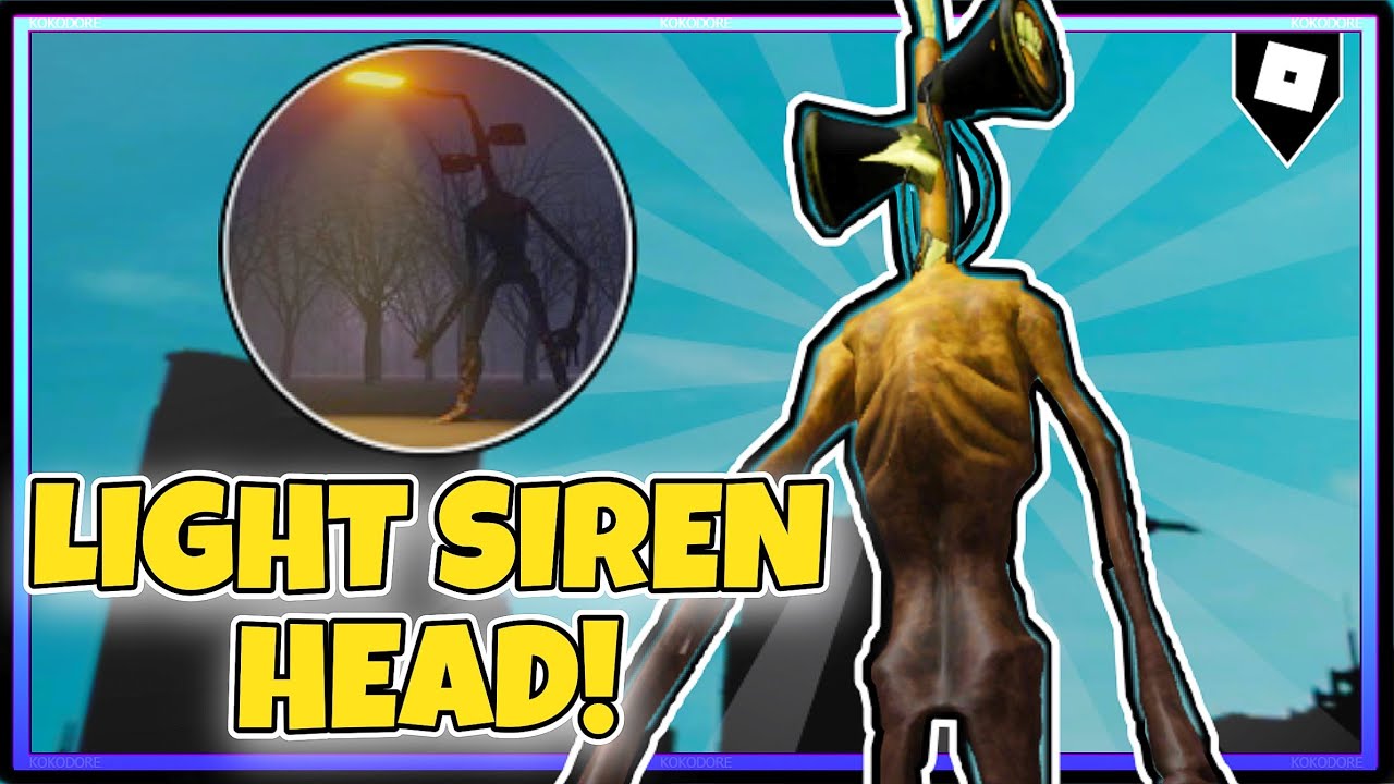 How To Get “LIGHT SIREN HEAD” BADGE + SKIN/MORPH in TREVOR CREATURES ...
