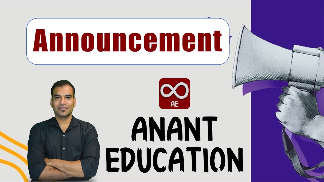 Courses Launching | App launching | Big Announcement | Anant Education ...