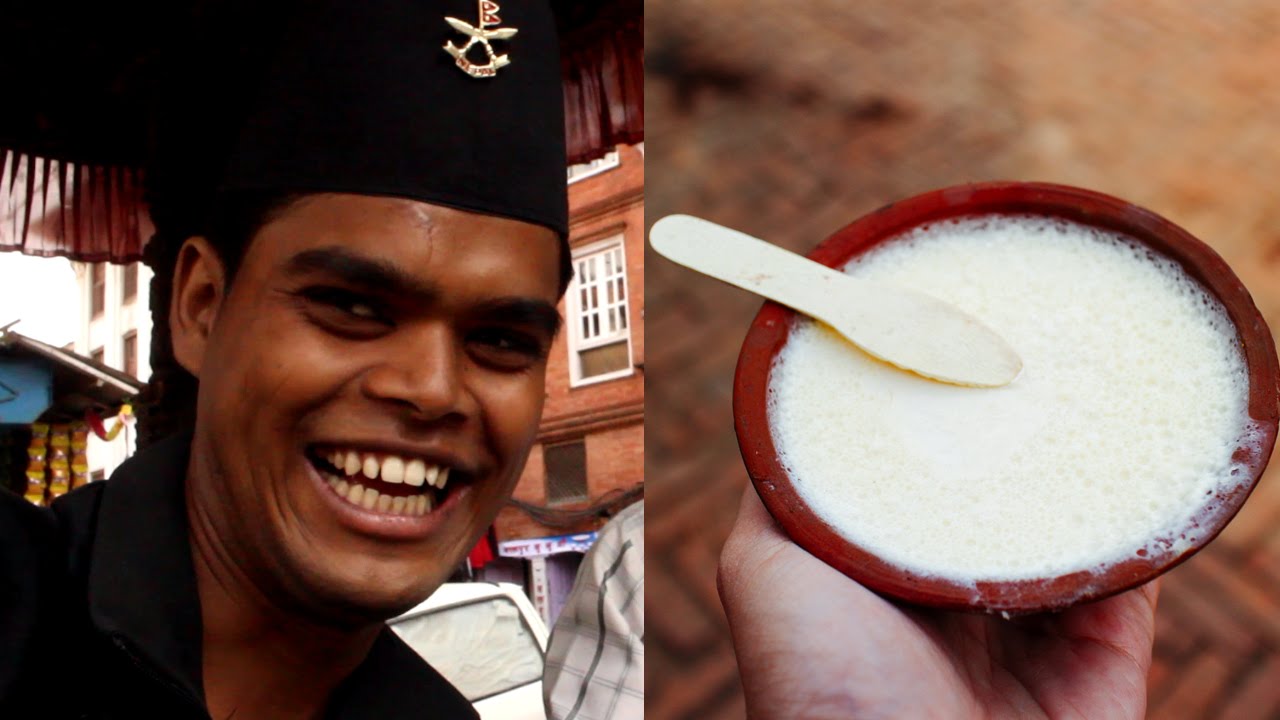 Bhaktapur Nepal Travel Guide - Juju Dhau (जुजु धौ) - King Yogurt - YouTube