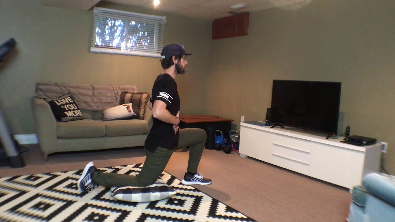 Hip Flexor Stretch - Kneeling Lunge - YouTube