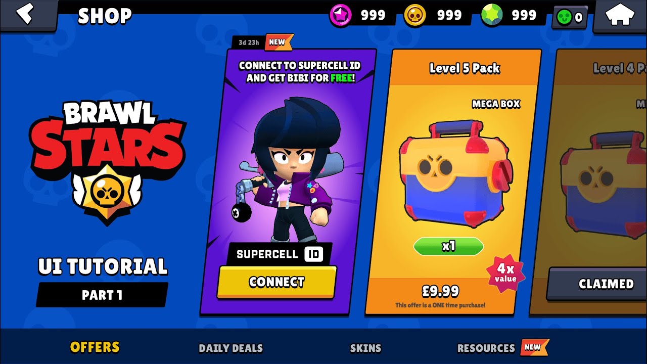 Game UI - Brawl Stars Supercell UI Tutorial Pt 1 - YouTube