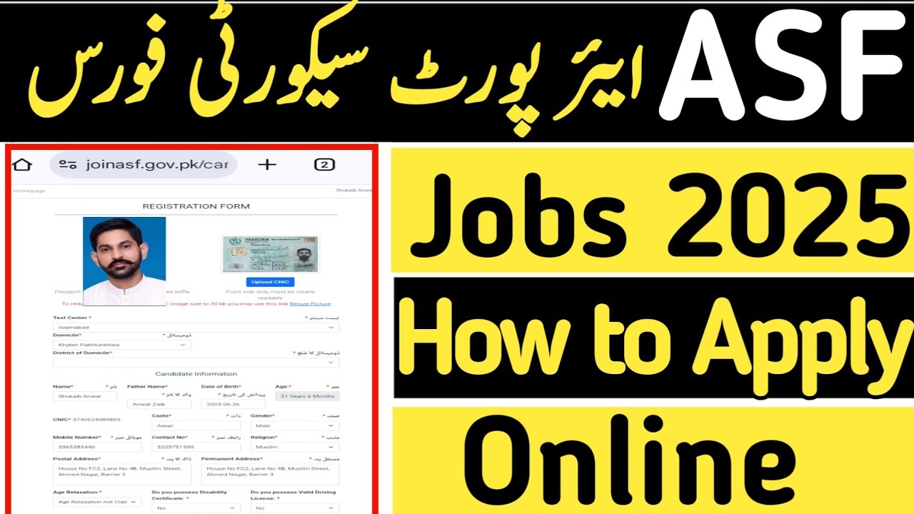 Asf jobs 2024 apply online | How to apply for ASF Jobs 2024 | ASF ...