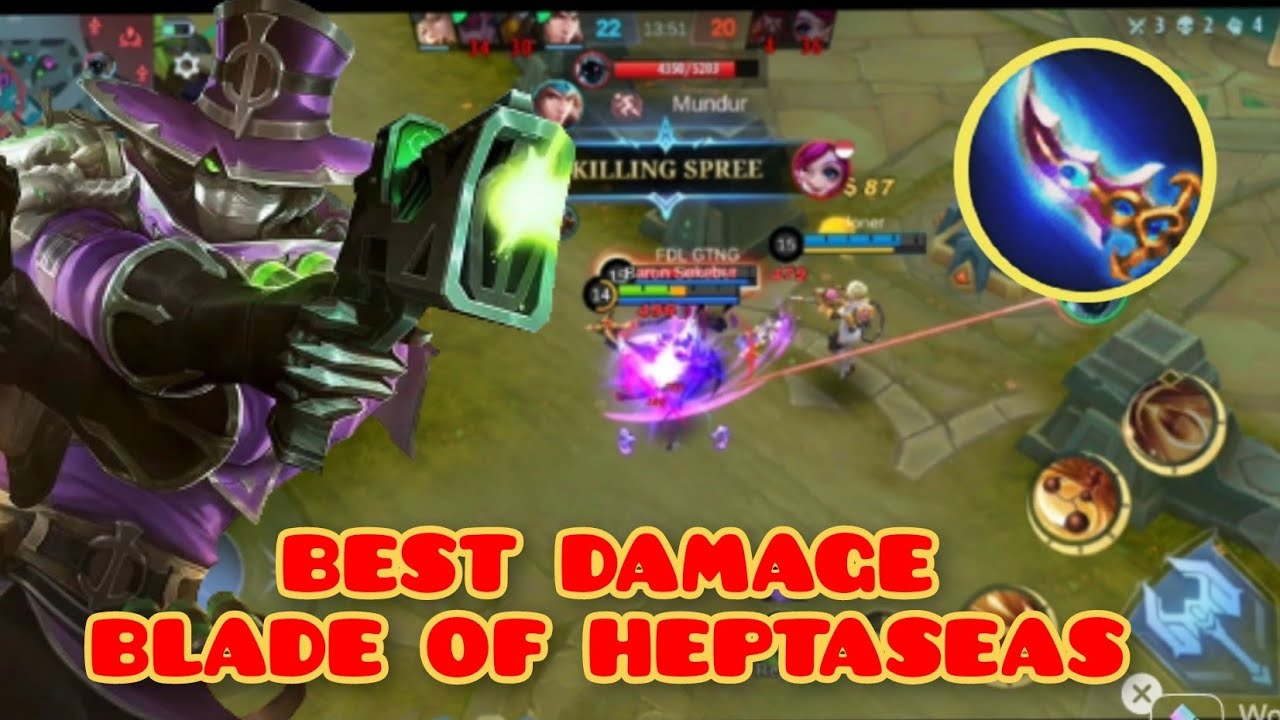 CLINT, USE BLADE OF HEPTASEAS TO FLATTEN THE OPPONENT #clintmlbb - YouTube
