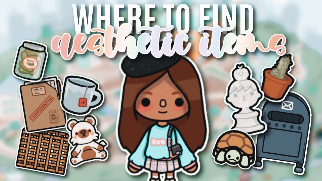 Where to find AESTHETIC ITEMS 🌺 |Toca Boca Life World| - YouTube