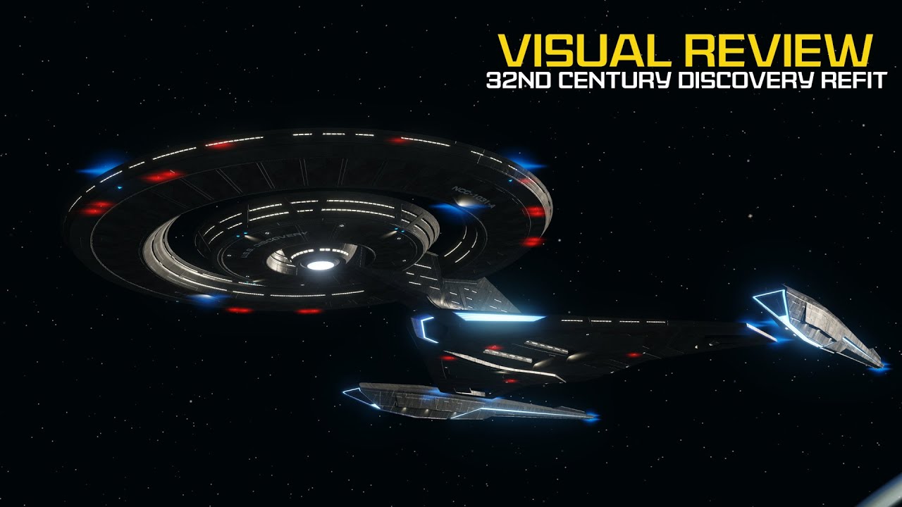Visual Review 32nd Century Discovery Refit Star Trek Online YouTube
