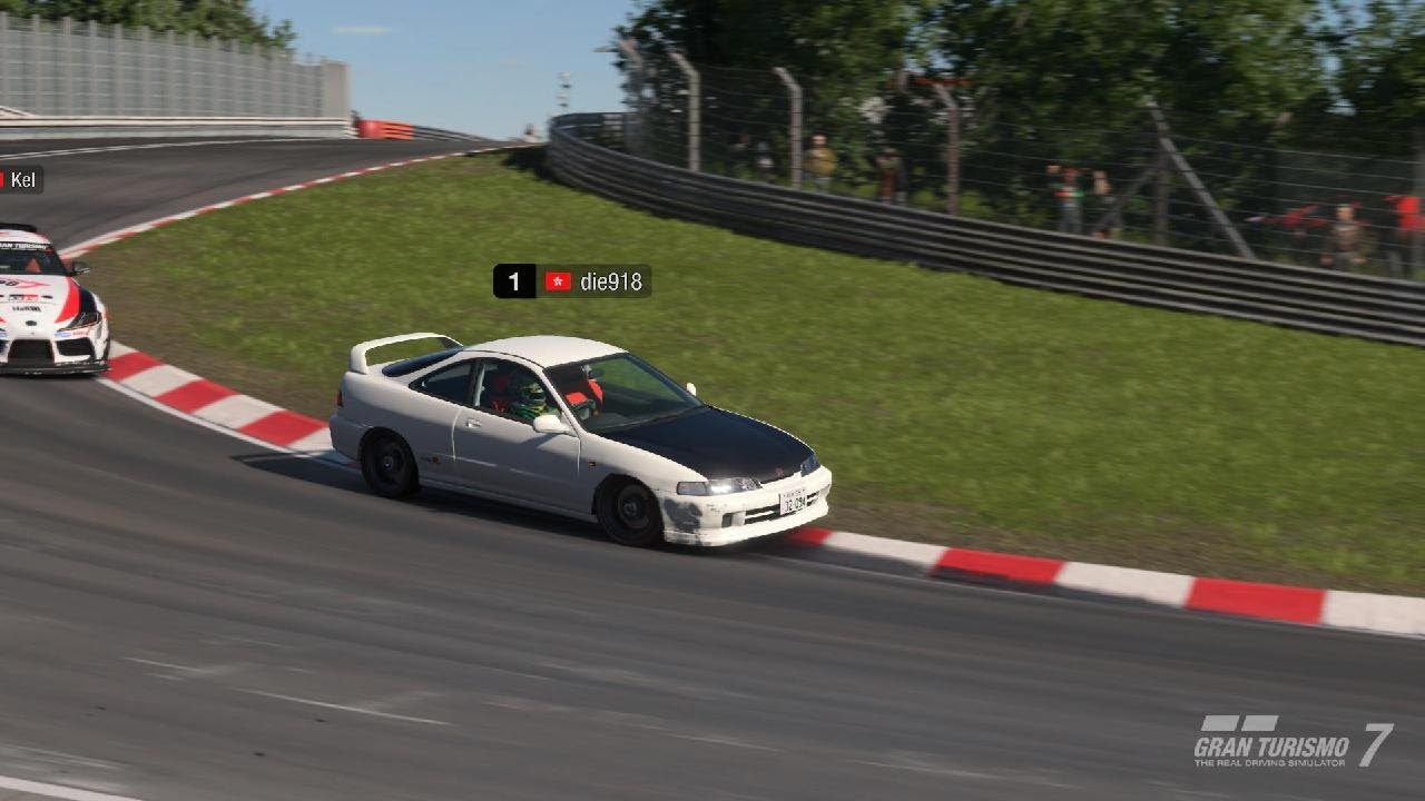 GT7 Nurburgring Honda DC2 vs Supra Racing Car 19 - YouTube