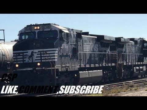 [NS]9746 D9-40CW & 9940 D9-40CW Runs As Light Engines Through Biddix Yard/NS YARD In Fay NC ...