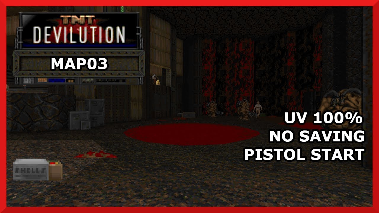 Final Doom TNT: Devilution UV 100% Map03 "Brimstone Labs" - YouTube
