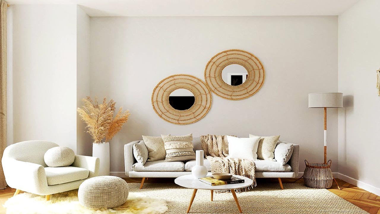 22 Cozy Beige Living Room Paint Color Ideas - YouTube