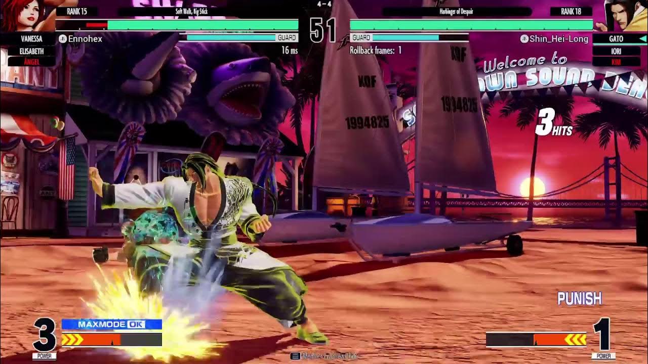 The King of Fighters XV casual sets with @ennohex vs me(rat) - YouTube