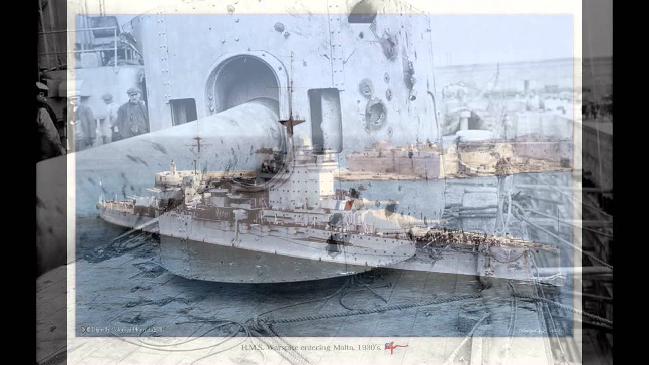 HMS Warspite 1915- 1945 - YouTube
