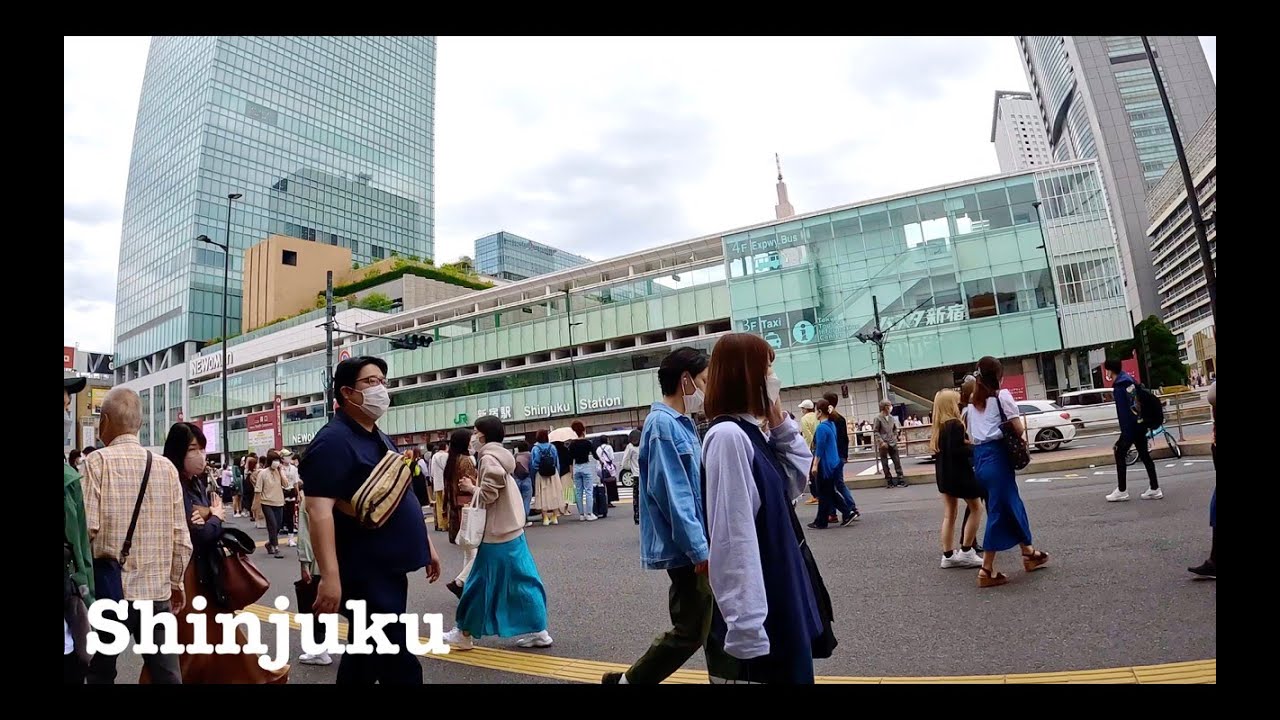 [4K] Afternoon Walk Around Shinjuku Station | Japan Walk 2022 - YouTube