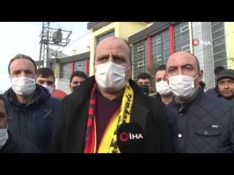 Yeni Malatyaspor taraftarından takıma destek, yönetime tepki!