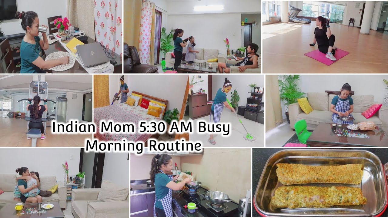 Indian Mom 5:30 AM busy poductive morning routine- How I manage time ...