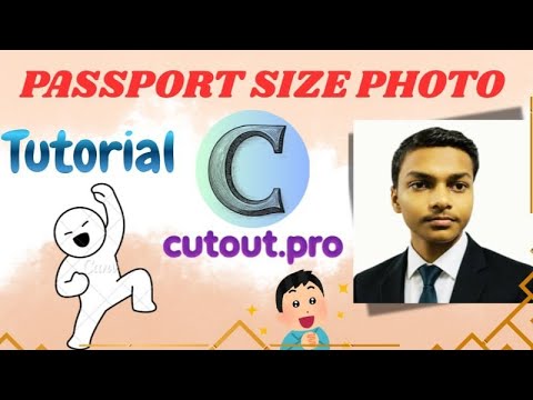 Learn passport size photo in 2 min | #cutout pro | #tutorial | #pc tips| 