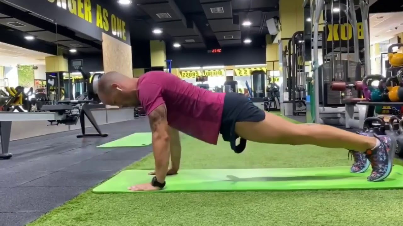Push up + core workout - YouTube