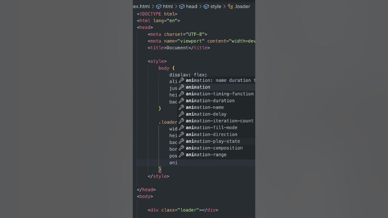 How To Make Loading Effect | Html Css - YouTube