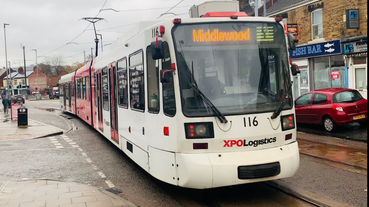 Stagecoach Sheffield SuperTram 116 From Meadowhall To Middlewood - YouTube