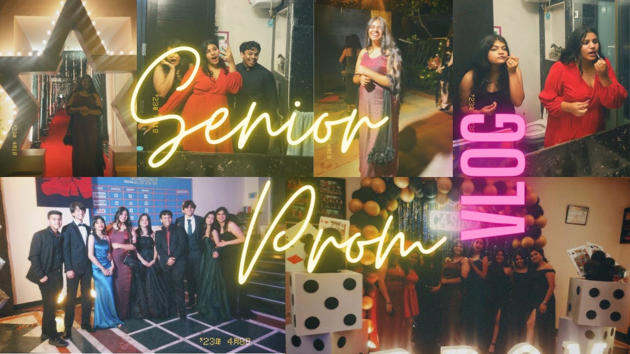 GRWM for senior prom | prom vlog - YouTube