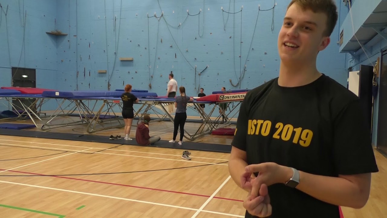The University of York's Trampoline club hold a 24 hour Bounceathon ...