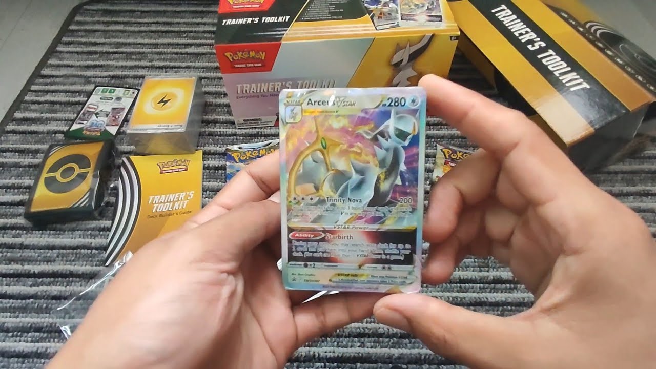 Arceus VStar - Pokemon TCG Trainer's Toolkit 2023 Unboxing / @mainliars ...