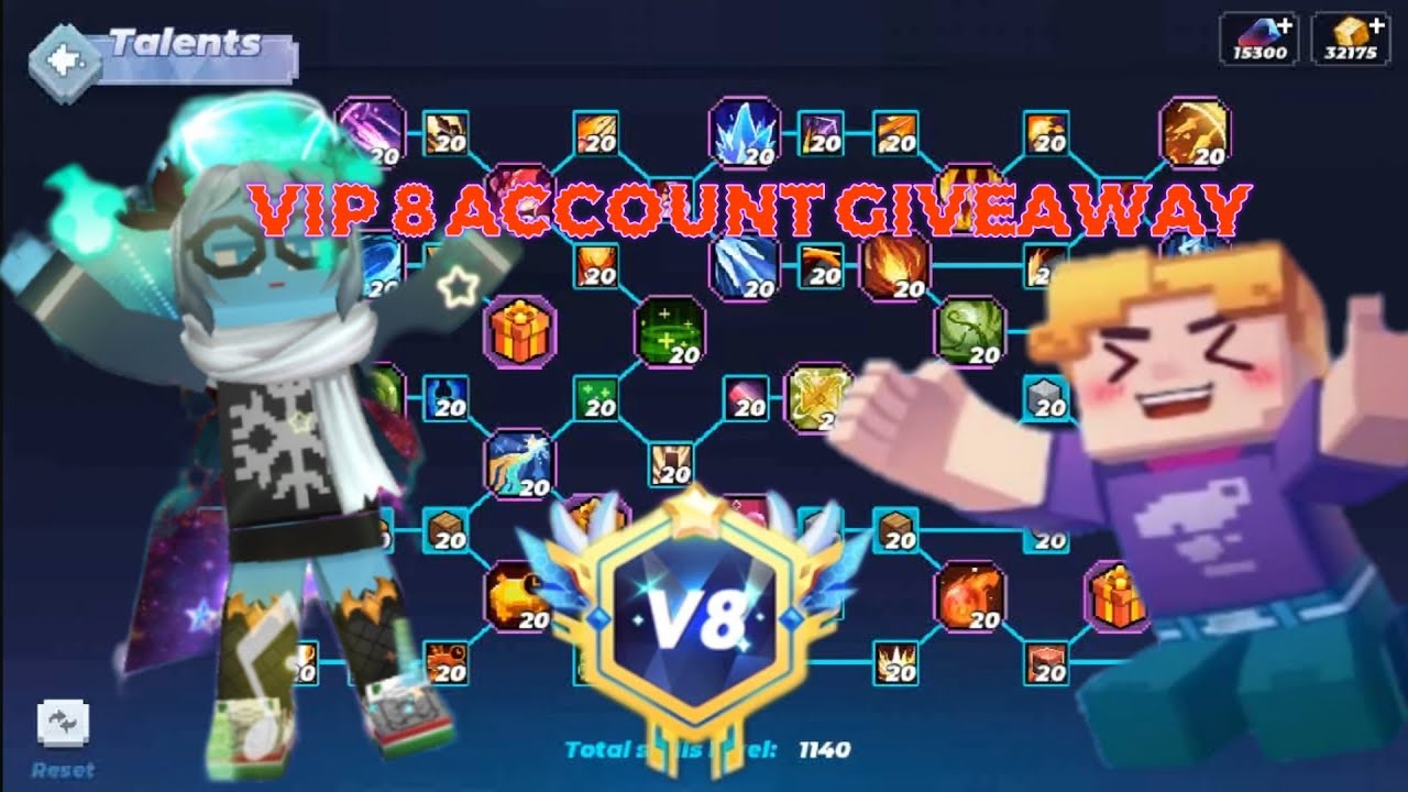 "Win a VIP 8 Account in Blockman Go! Giveaway Announcement" - YouTube