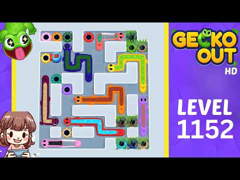 Gecko Out Level 1152 Solution Walkthrough