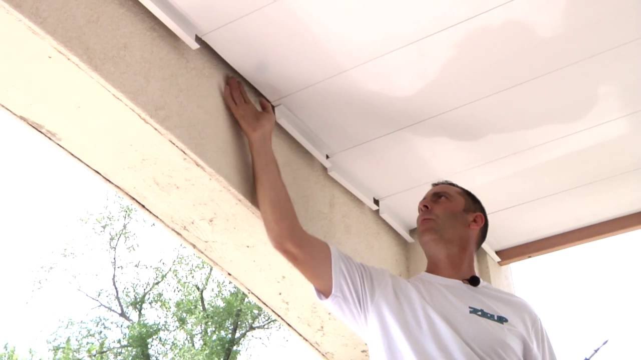 Zip-Up Ceilings - Finishing off the gutter ends - YouTube