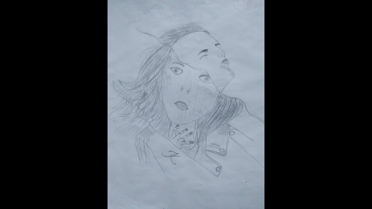 How to draw creative sketch with creative ideas - YouTube