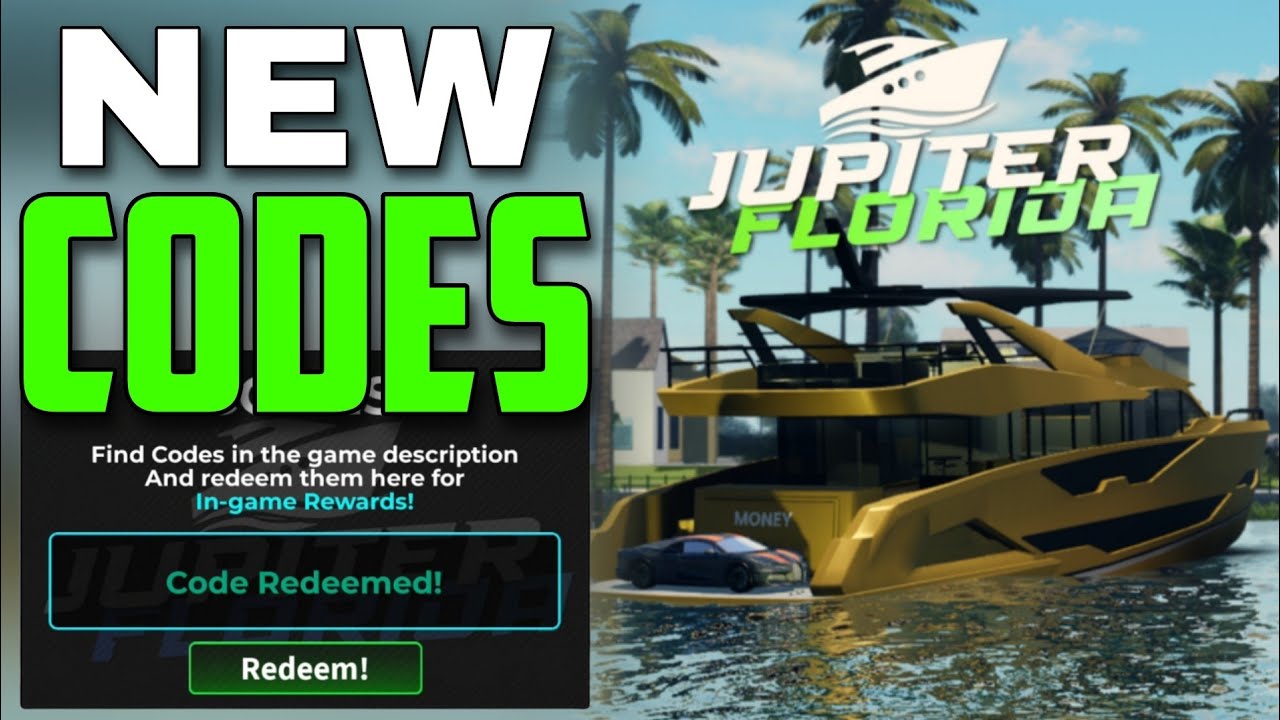 *NEW* ALL WORKING CODES FOR JUPITER FLORIDA IN JUNE 2024! ROBLOX ...