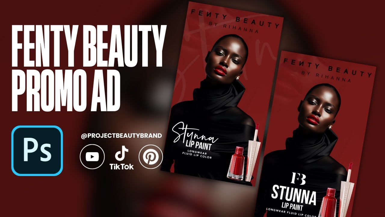Fenty Beauty Ad Design - YouTube