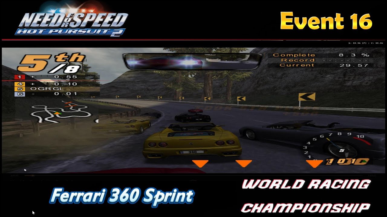 NFS: HP2 / Let's Play! Walkthrough / Championship / Event 16, Ferrari ...