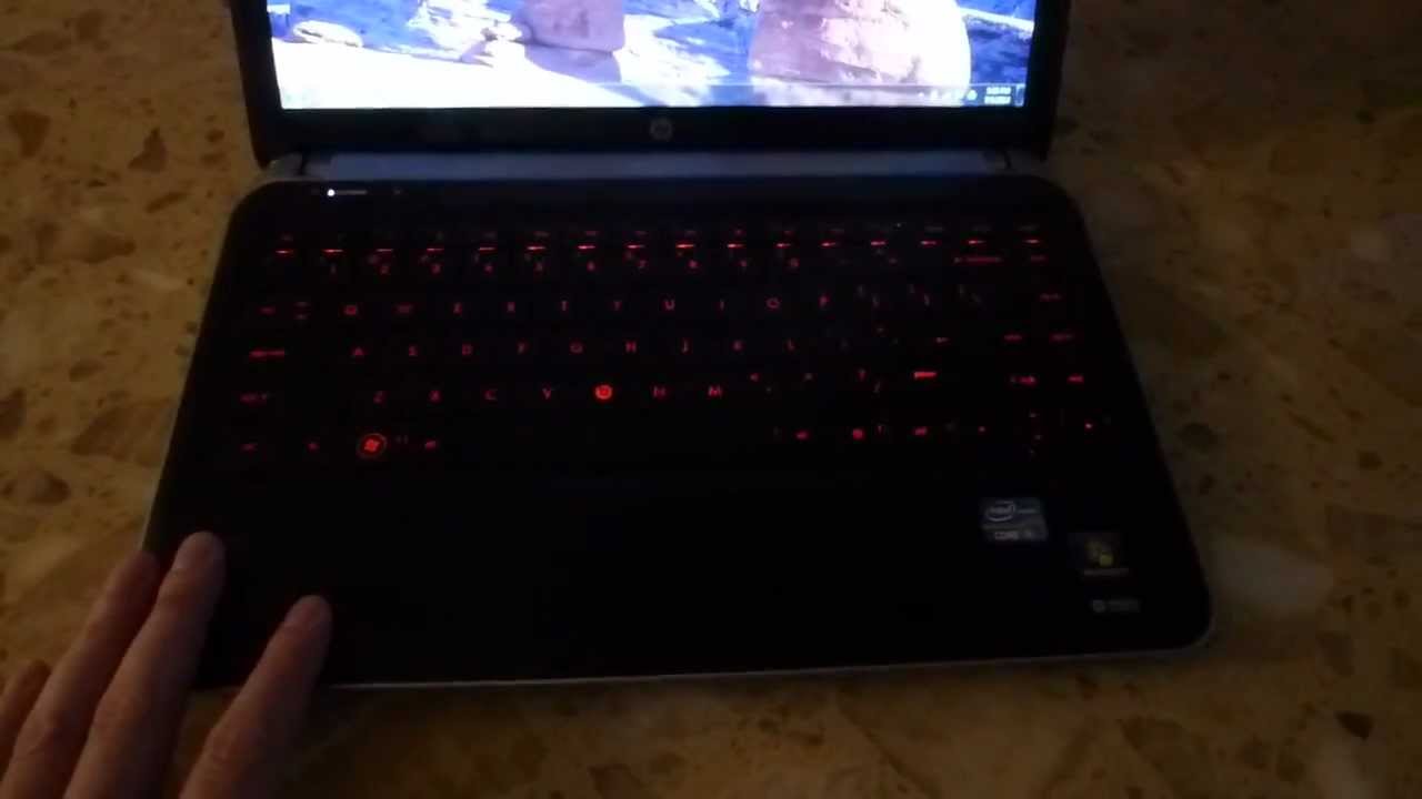 HP DM4 with Backlit (beats edition) Keyboard Modification - YouTube