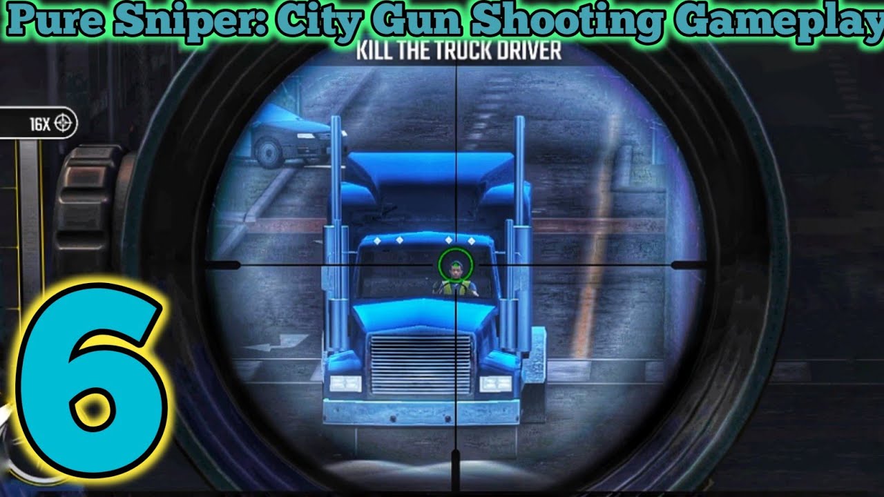 Pure Sniper: City Gun Shooting Gameplay with Android | sniper shooting ...