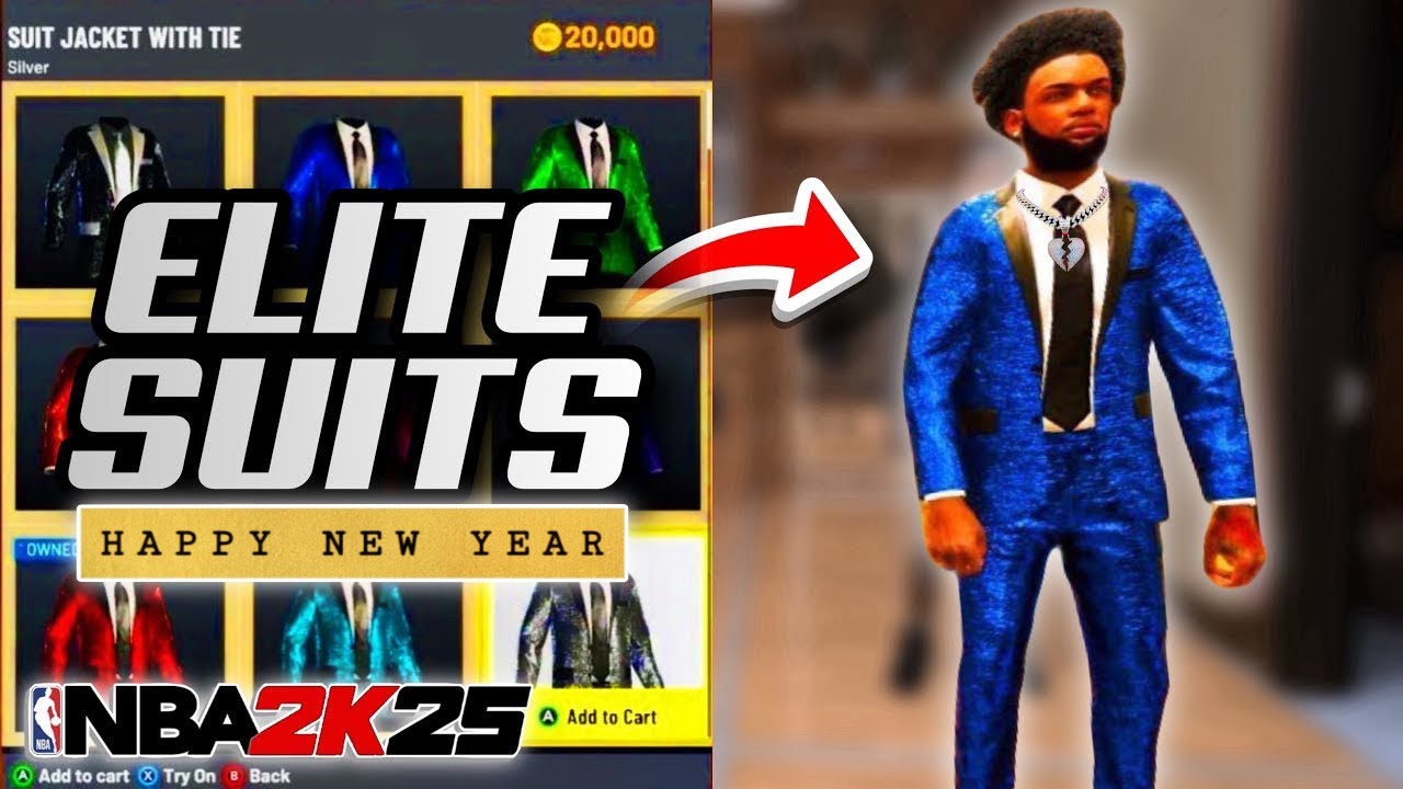 HOW TO GET ELITE SUITS IN NBA 2K25! NEW YEARS APPAREL AVAILABLE! - YouTube