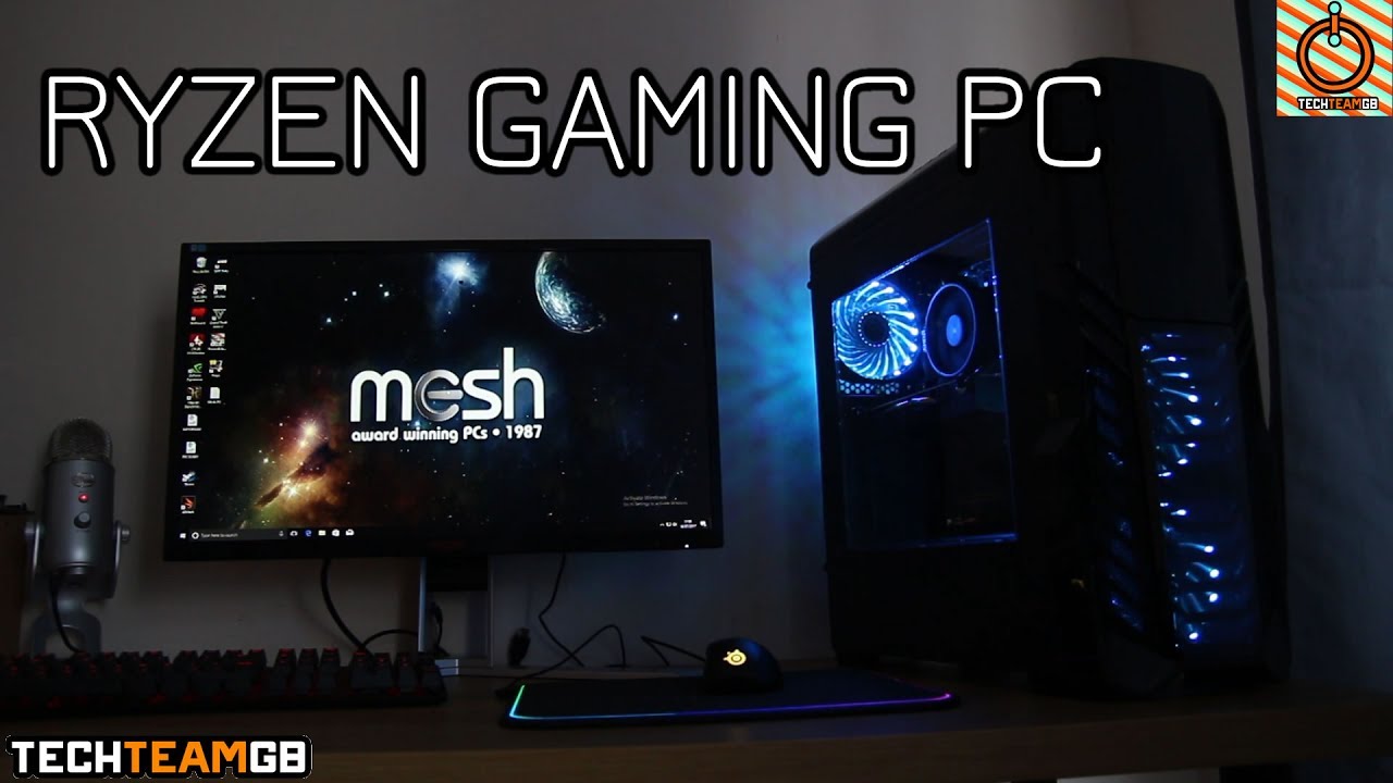 Mesh Computers Ryzen 5 1060 System Review - YouTube