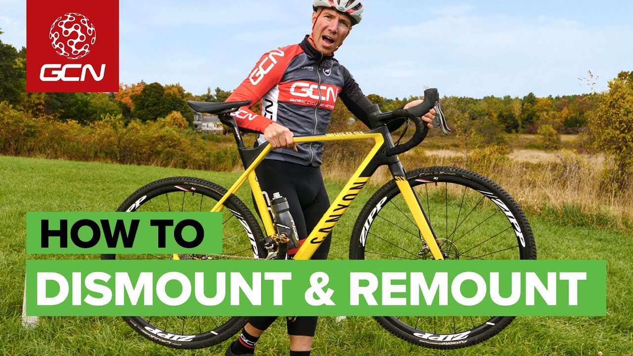 How To Dismount & Remount A Cyclo-cross Bike | CX Skills - YouTube