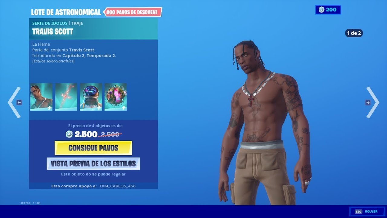 TRAVIS SCOTT SKIN CONFIRMED RETURN RELEASE DATE FORTNITE! - YouTube