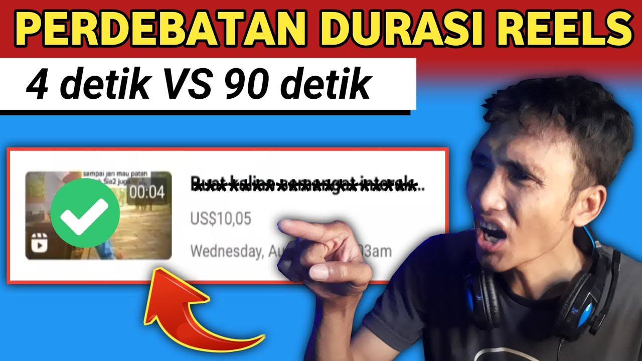 Segini Durasi PAS Video Reels Supaya Bisa Menghasilkan Uang Di Facebook - YouTube