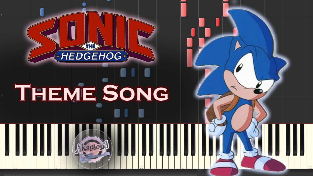 Sonic The Hedgehog The Animated Series Theme Song Piano Cover ...