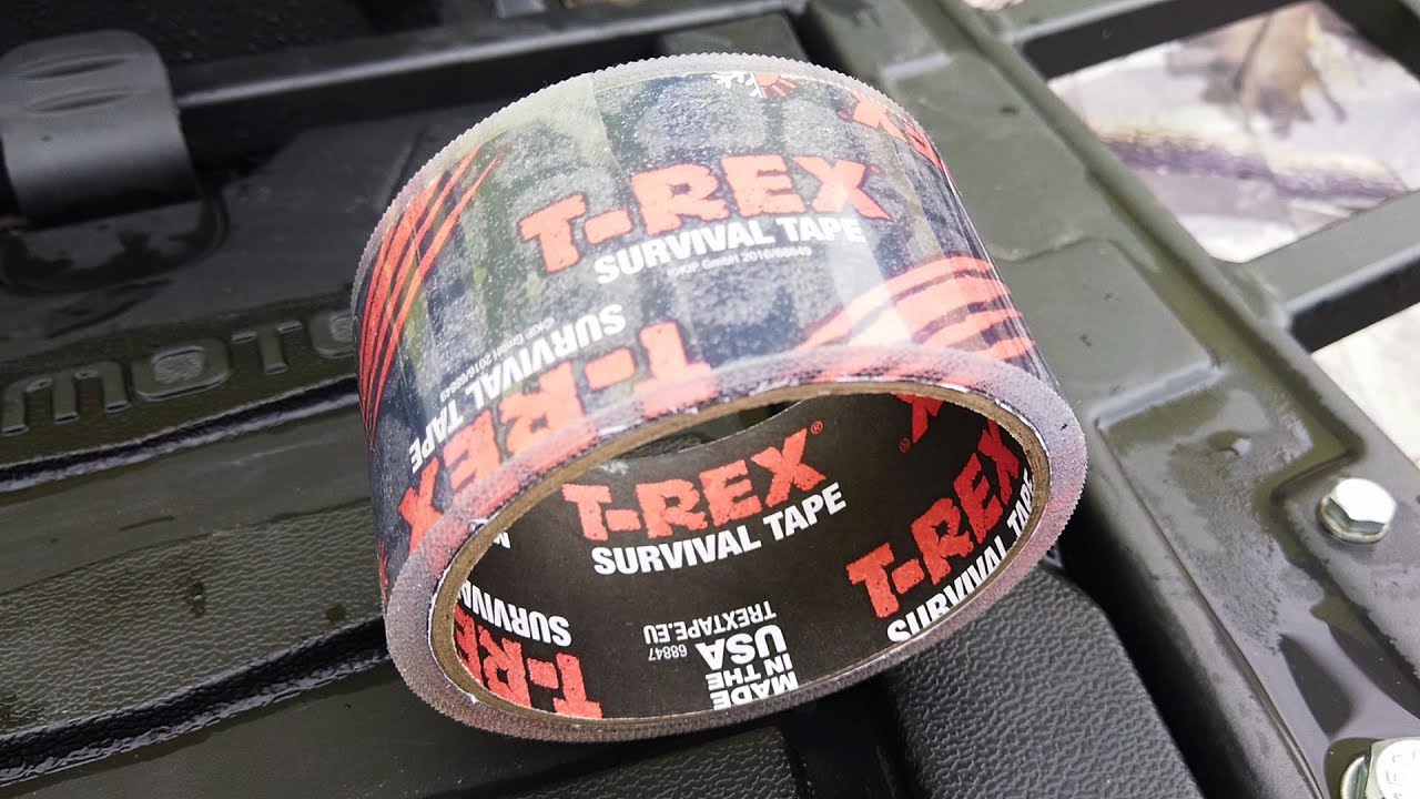 T-Rex Clear Repair Tape - Test und Review - YouTube