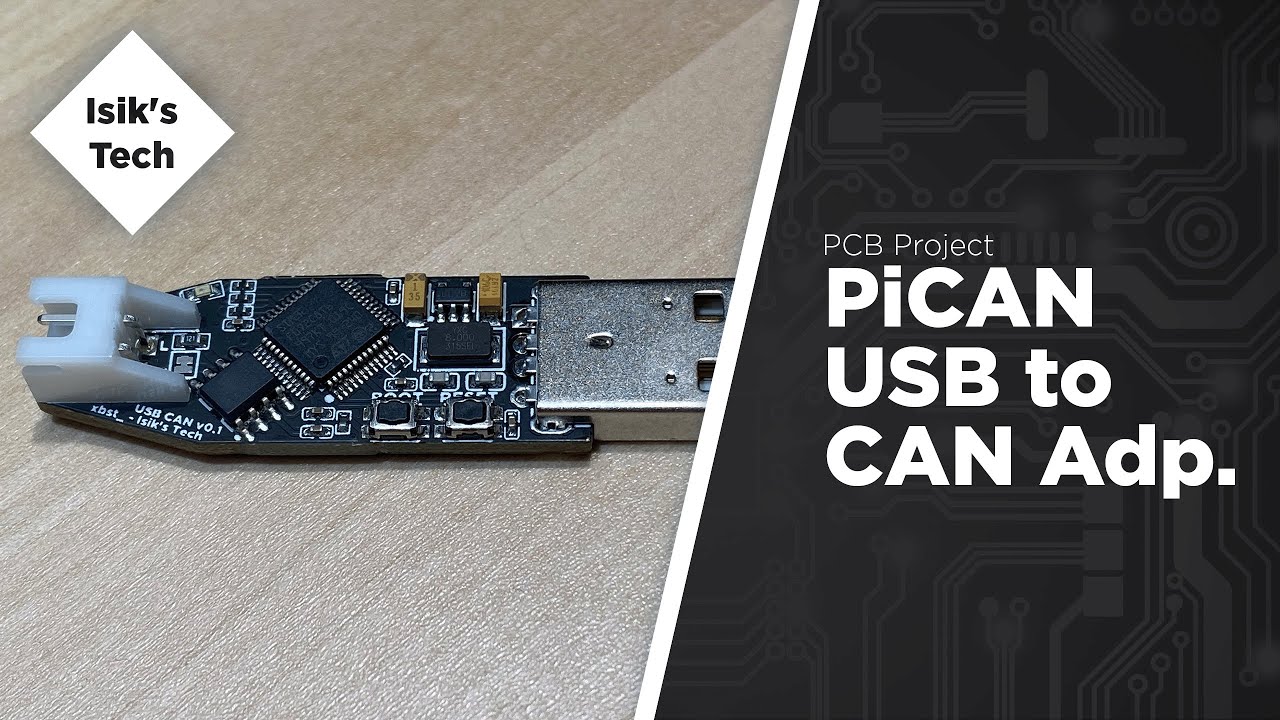 PiCAN: A Tiny USB to CAN Bus Adapter for Klipper 3D Printers - YouTube
