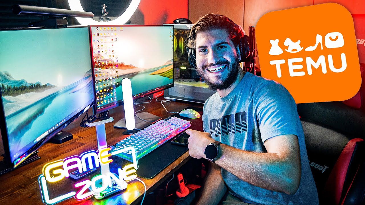 Έφτιαξα Gaming Setup από το TEMU 🔥! | UnboxSerious - YouTube