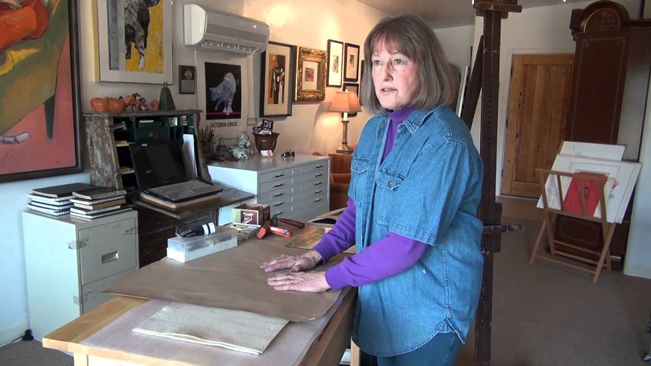 Monoprinting by Victoria Chick - YouTube